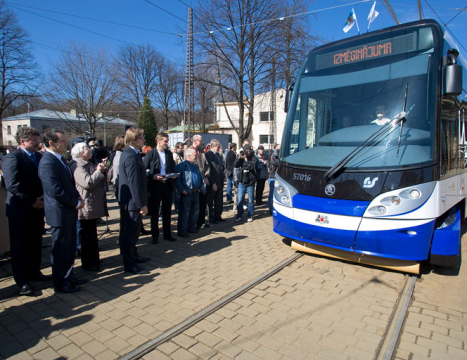 News - Riga receive first Skoda 15T ForCity low-floor tram